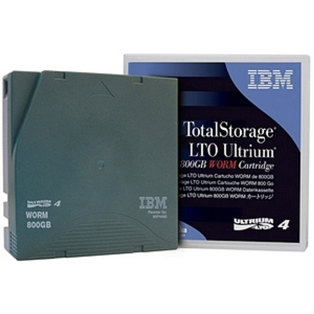 IBM LTO Ultrium 4 WORM Data Cartridge (800/1600GB) Part No. 95P4450 ...