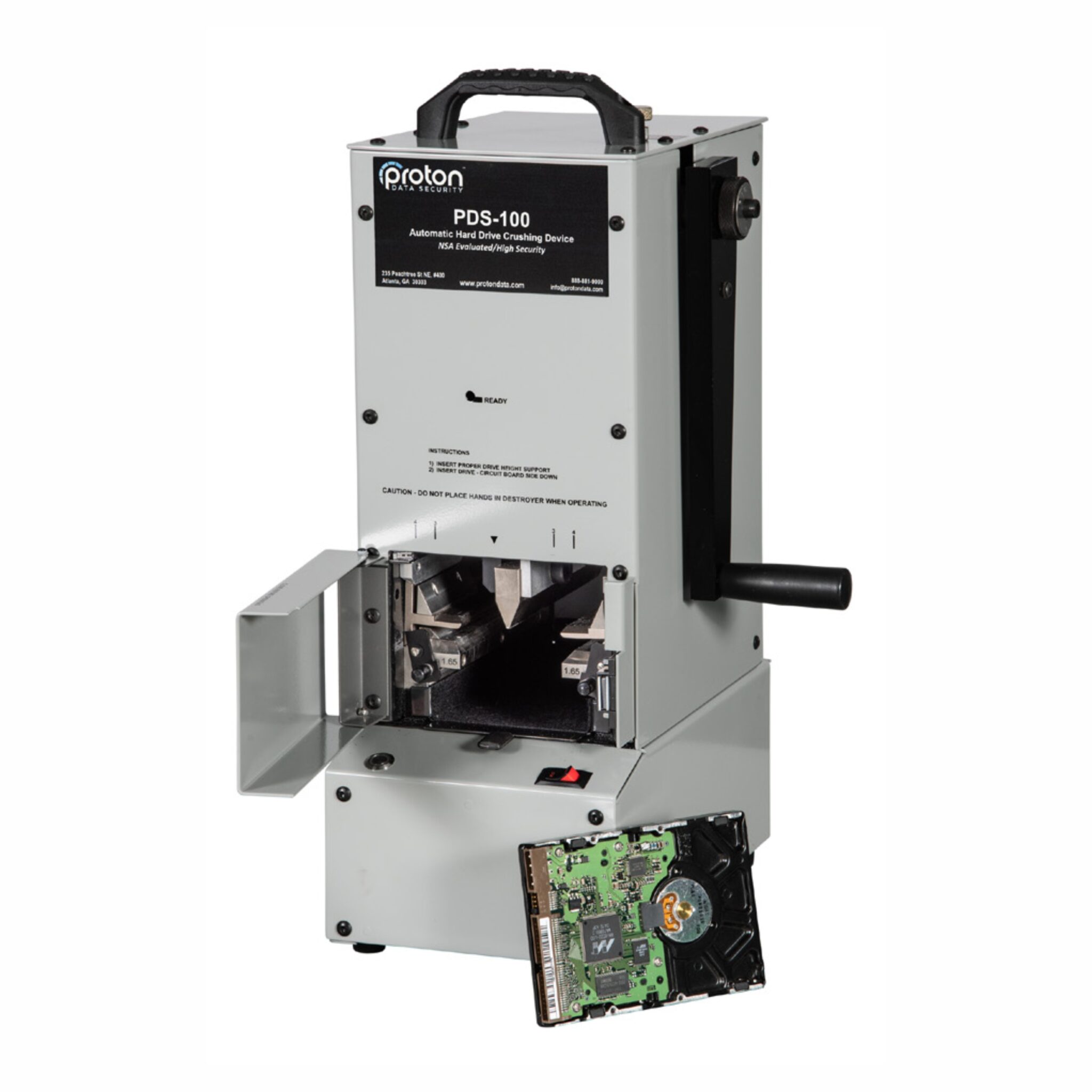 Proton PDS 100 HDD Destroyer Crusher - KSG Automation